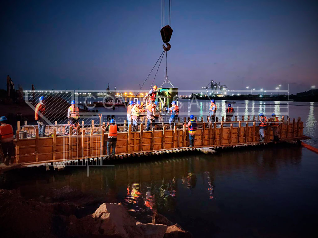 ASIPONA puerto Lázaro Cárdenas. – Constructora Veracruzana de Puentes